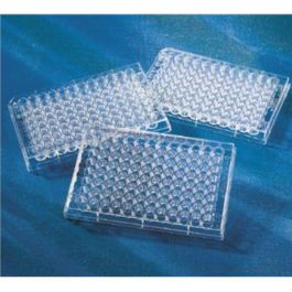 Clear Assay Plate, Round Bottom, w / Lid, TC Treated, Sterile, Bulk