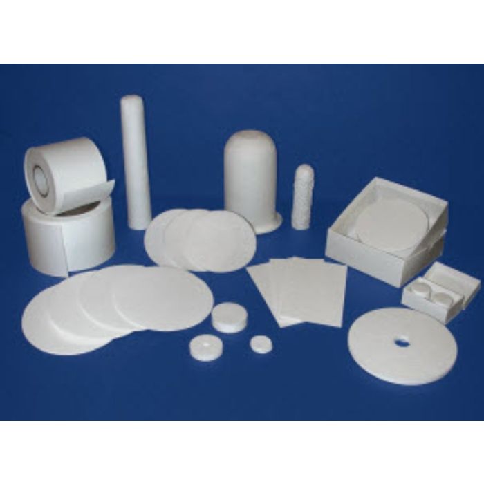 Quartz microfiber, 8.26cm diameter, high purity (SiO2) microfiber ...