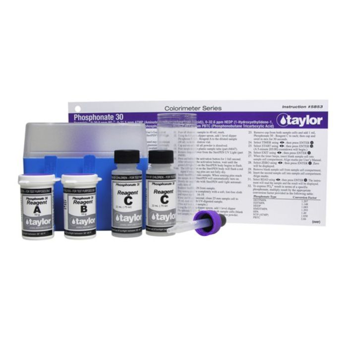 Reagent Pack, Colorimeter, Phosphonate, Persulfate-UV Oxidation, 0-30.0 ppm